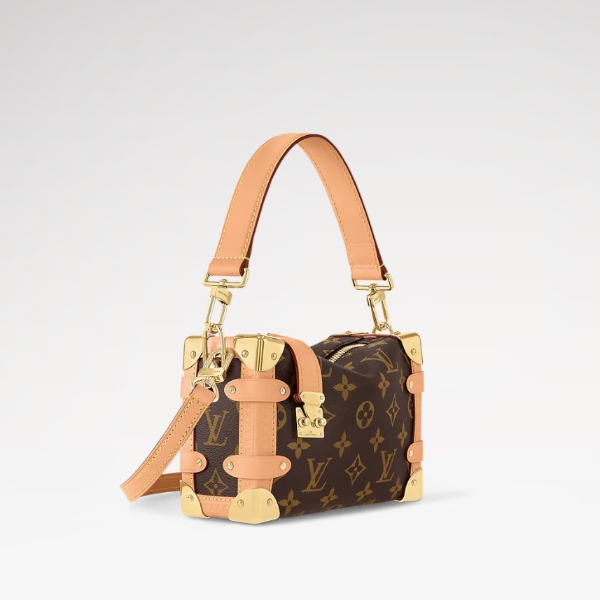 Louis Vuitton Side Trunk PM Bag Brown For Women 18cm/7.1in M46815