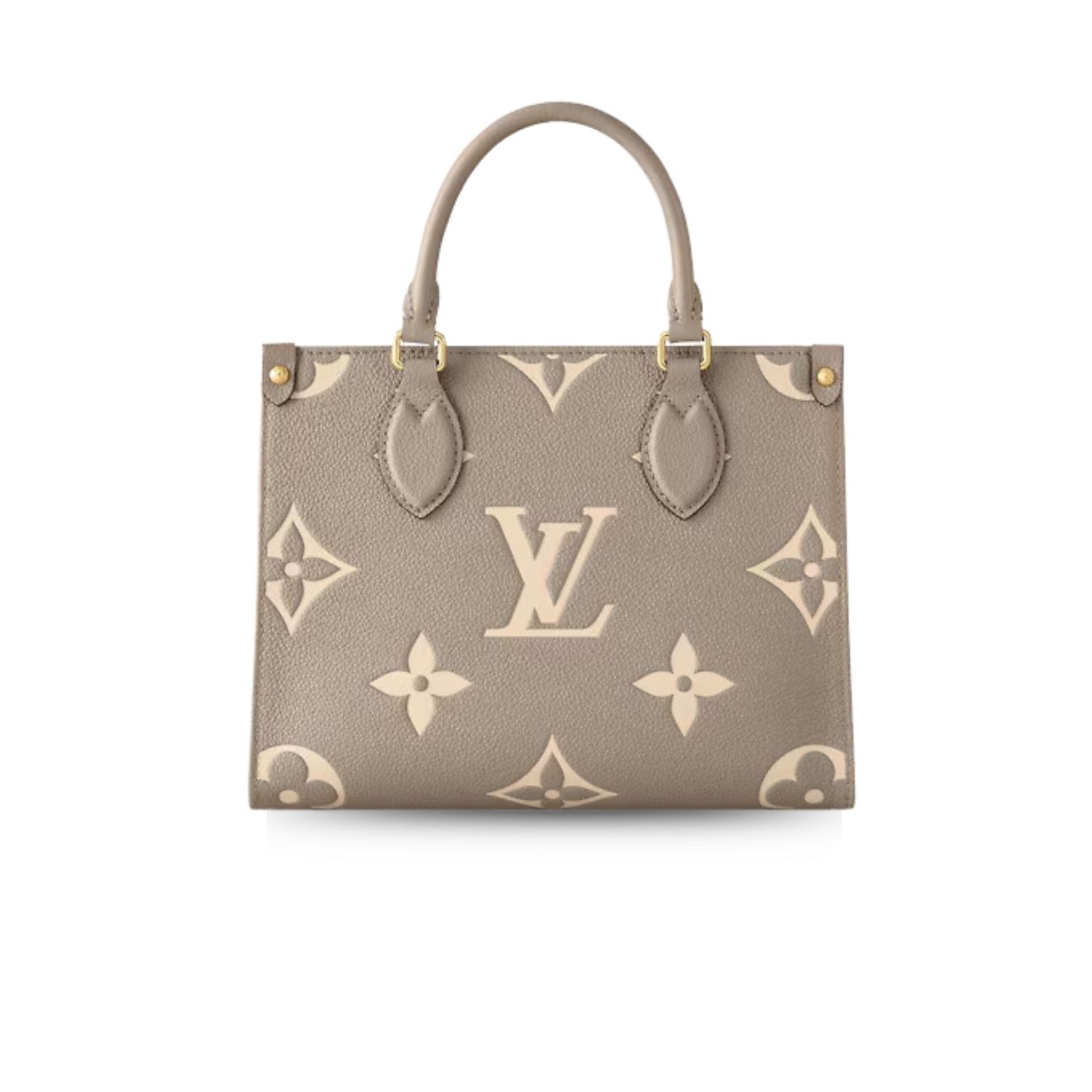 Louis Vuitton OnTheGo PM Tote Bag Monogram Empreinte Beige/Cream M45779 ...