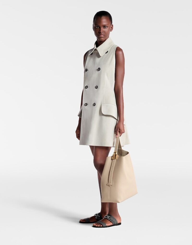 Louis Vuitton Low Key Hobo MM Beige For Women, 12.2in/31cm, M25022 - Crozus