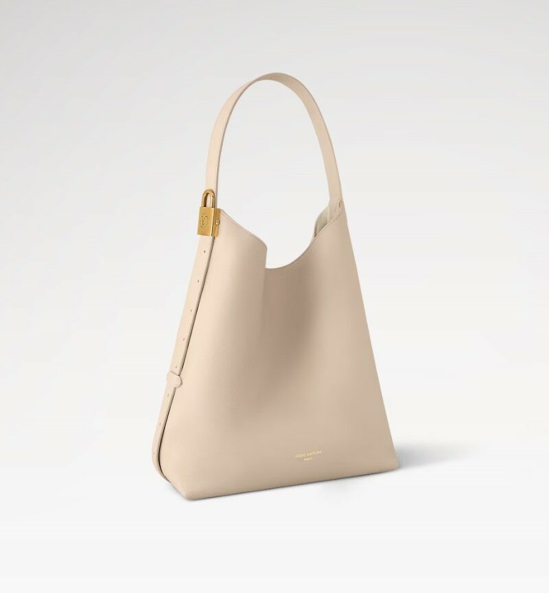 Louis Vuitton Low Key Hobo MM Beige For Women, 12.2in/31cm, M25022 - Crozus