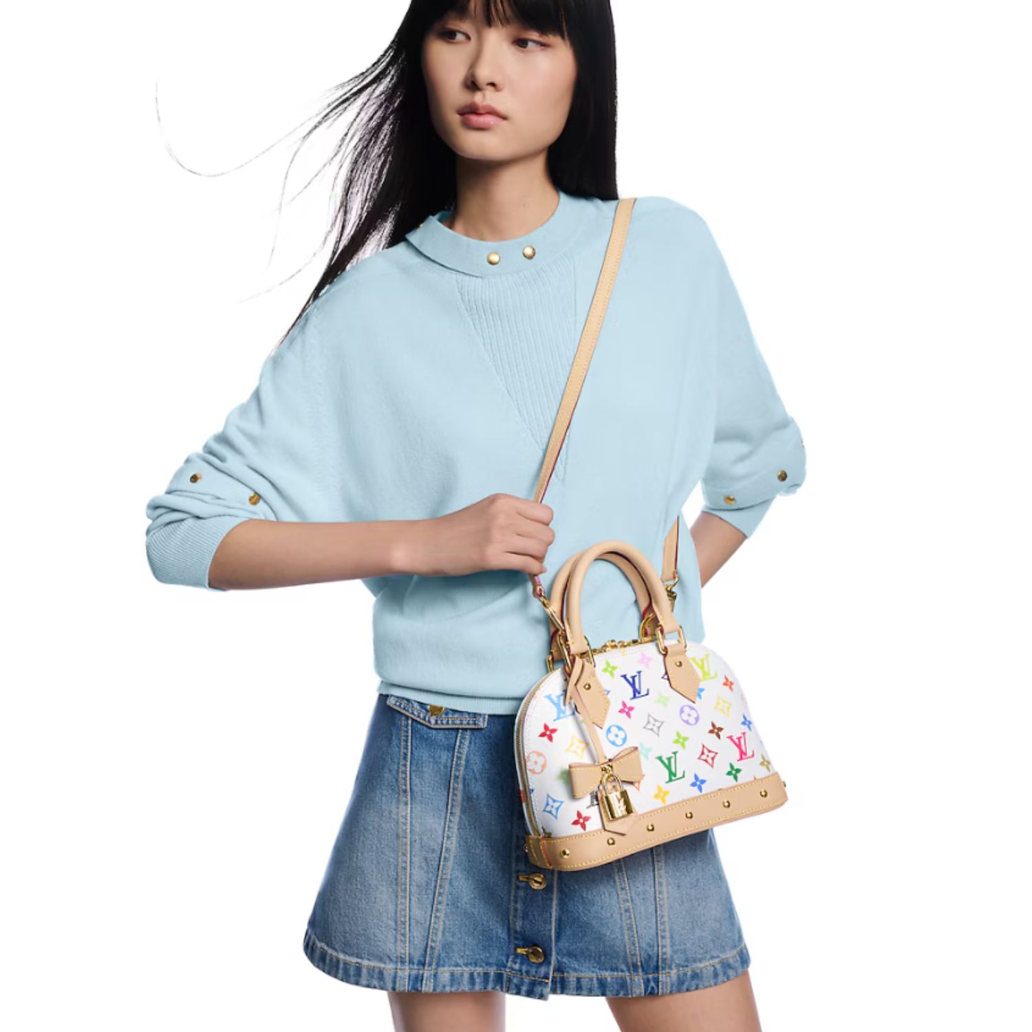 Louis Vuitton LV x TM Alma BB Multicolored Bag For Women 23.5cm/9.3in ...