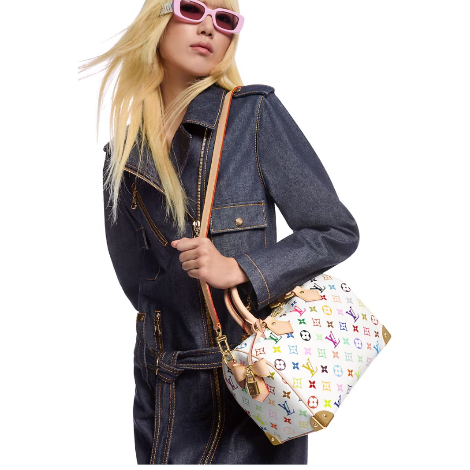 Louis Vuitton LV x TM Speedy Bandoulière 25 Multicolored Bag For Women ...