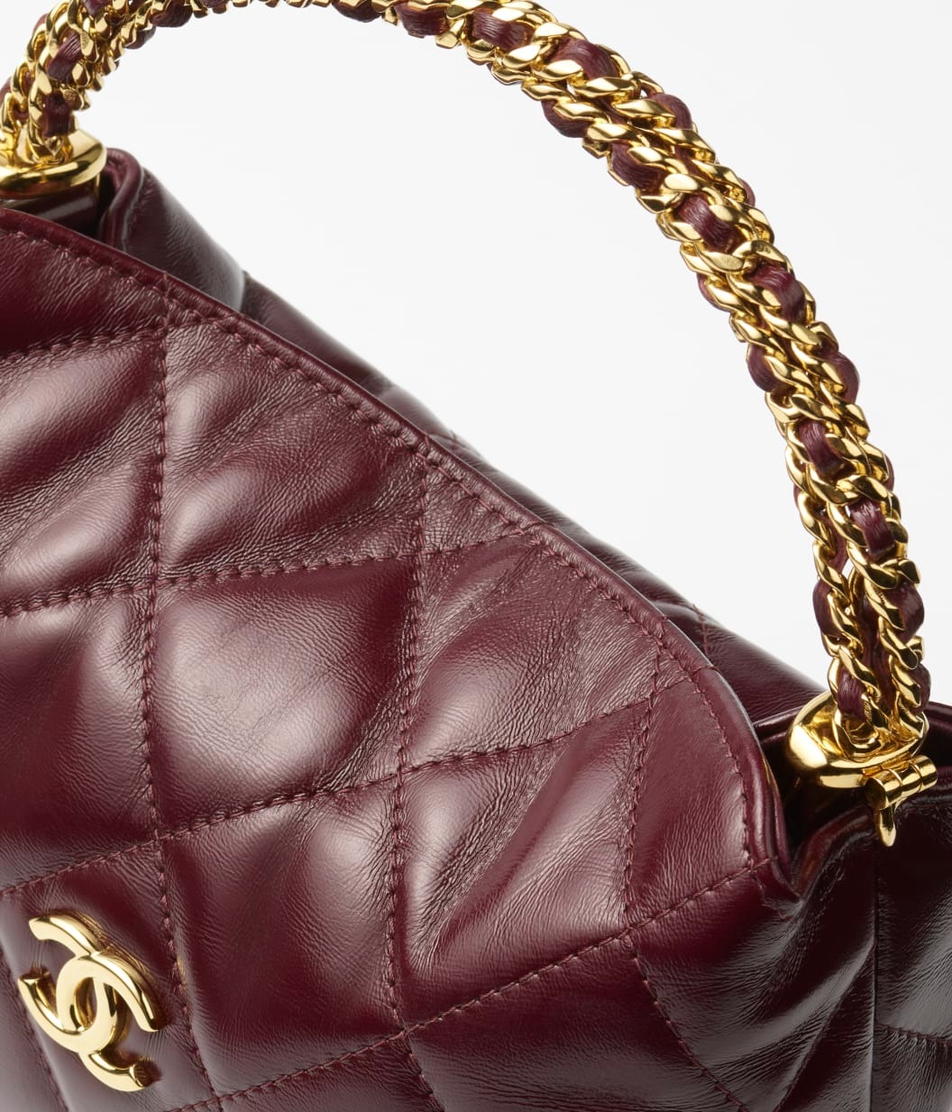 Chanel Clutch With Chain Burgundy For Women 7.3in/19cm AP4189-B17675 ...