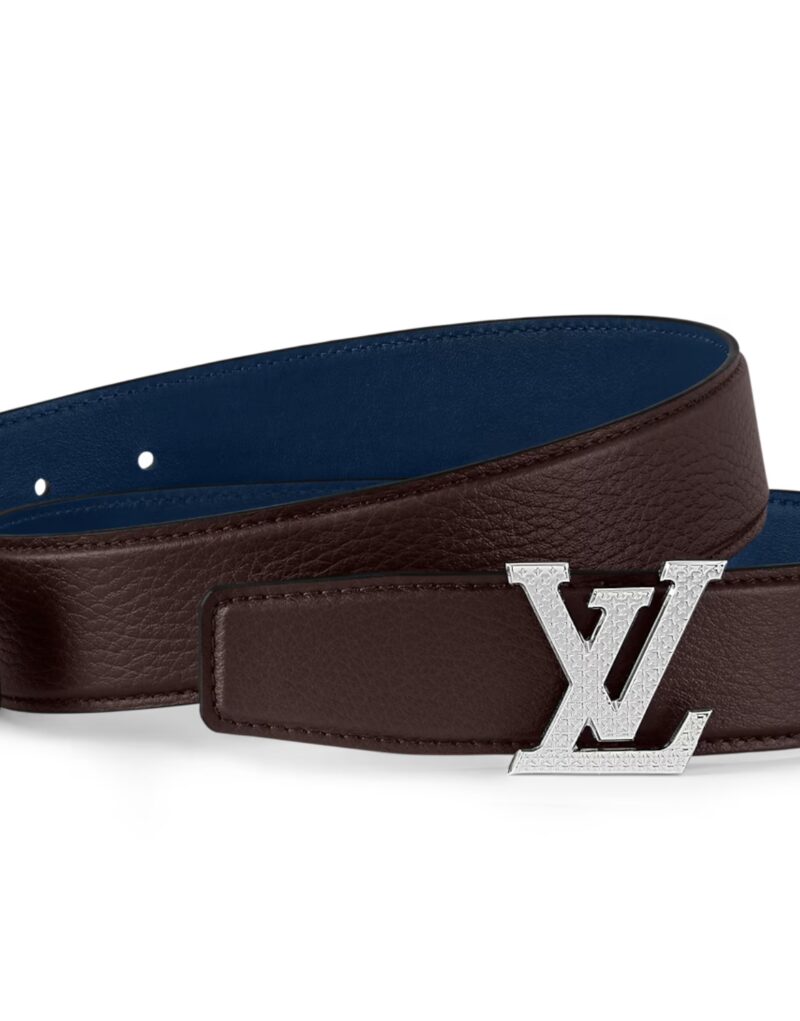 Louis Vuitton LV Heritage 35mm Reversible Belt Brown/Navy For Men ...