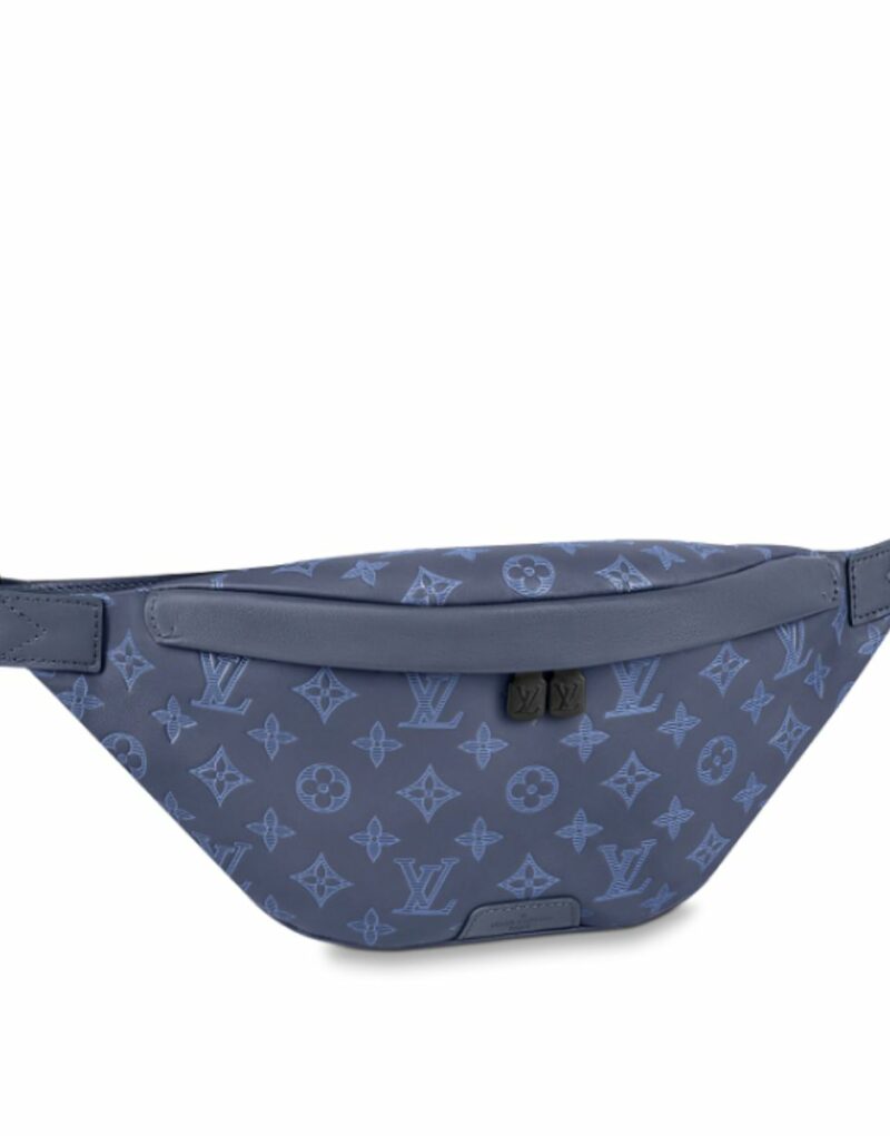 Louis Vuitton Discovery Bumbag PM Monogram Shadow Navy Blue 17.3in/44cm ...