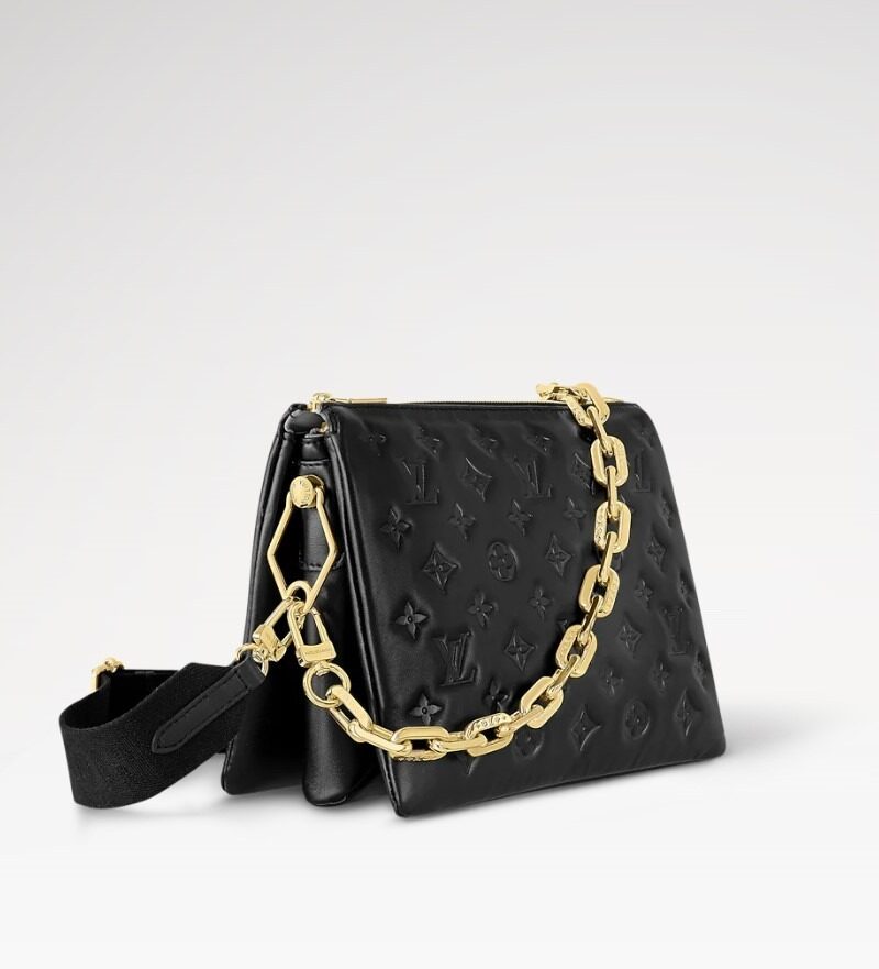 Louis Vuitton Coussin PM Monogram Black Bag 10.2in/26cm for Women ...