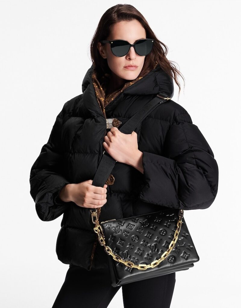 Louis Vuitton Coussin PM Monogram Black Bag 10.2in/26cm for Women ...