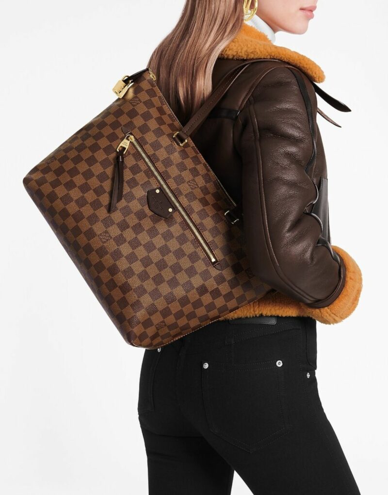 Louis Vuitton Lena MM Damier Ebene 16.5in/42cm For Women N41013 - Crozus